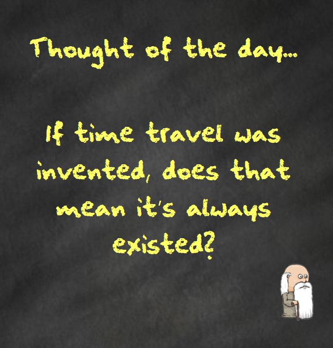 Thought of the Day: Time Travel – The Sage Page