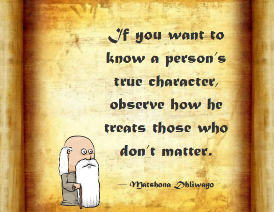 Quote of the Day: Character – The Sage Page