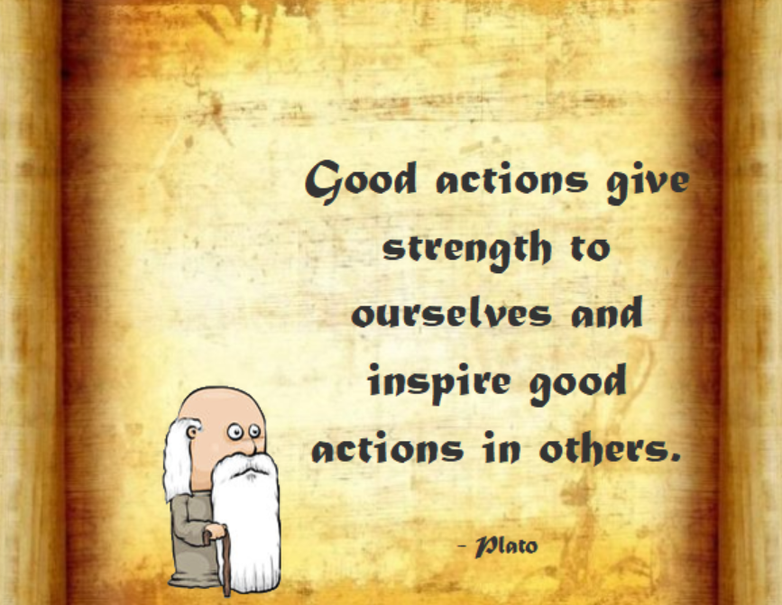 Quote of the Day: Good Actions – The Sage Page
