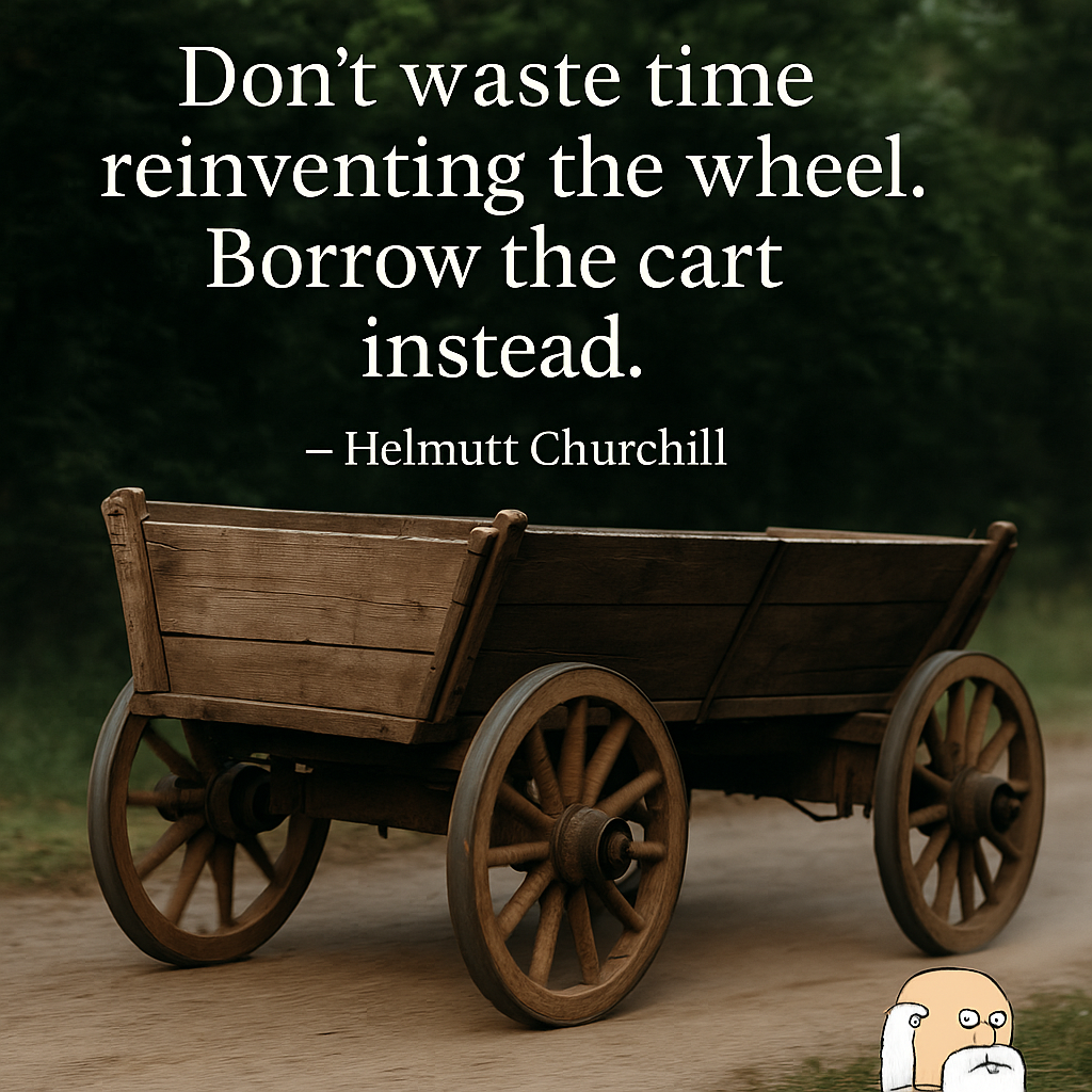 Quote of the Day: Reinventing the Wheel – The Sage Page