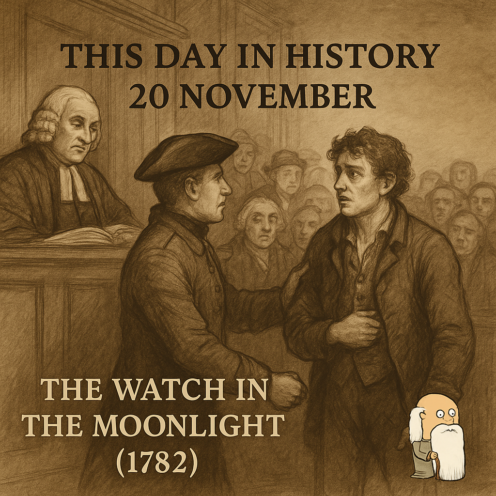 This Day in History: 20 November 1782 — The Watch in the Moonlight ...