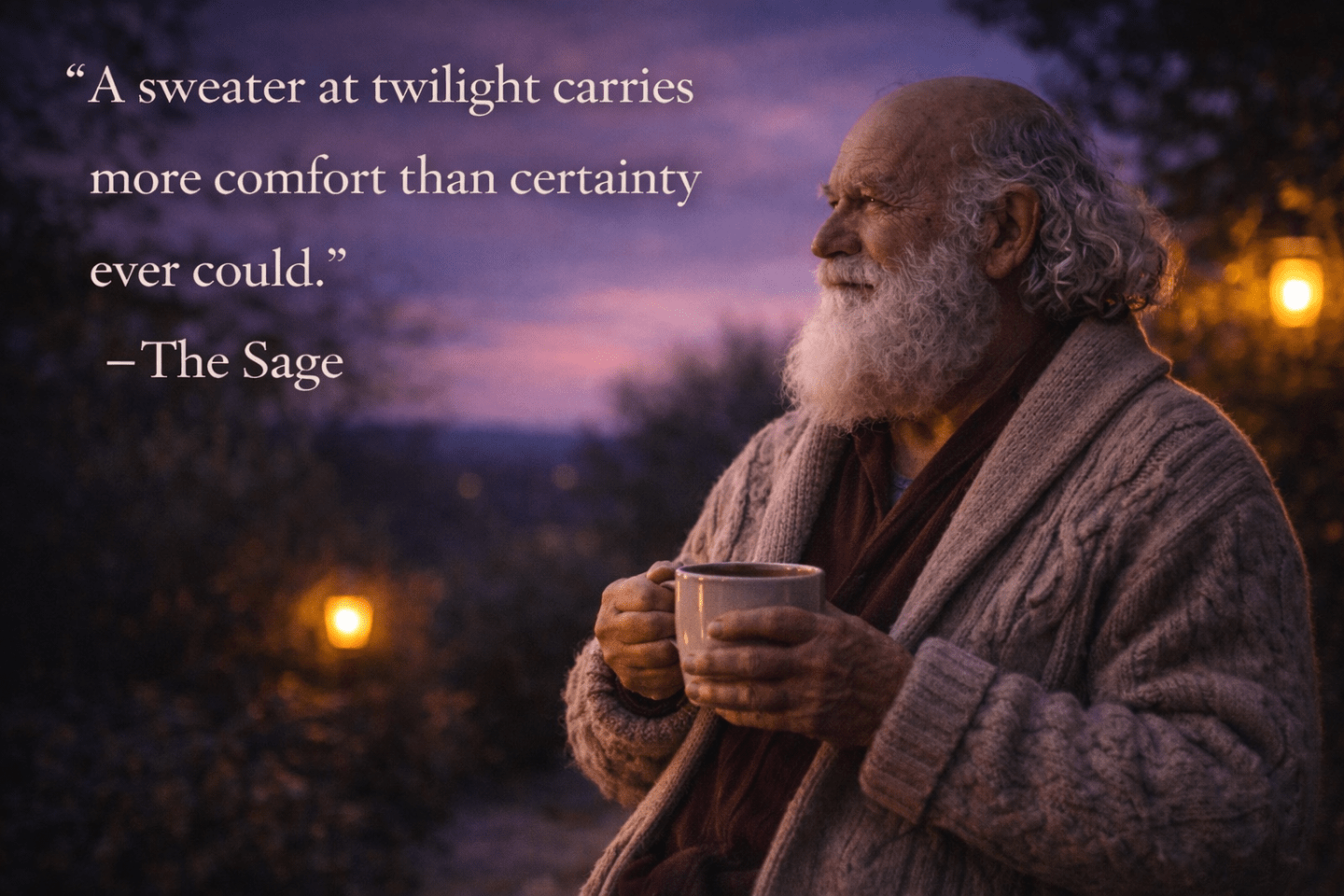 Quote of the Day: Warmth often matters more than certainty – The Sage Page