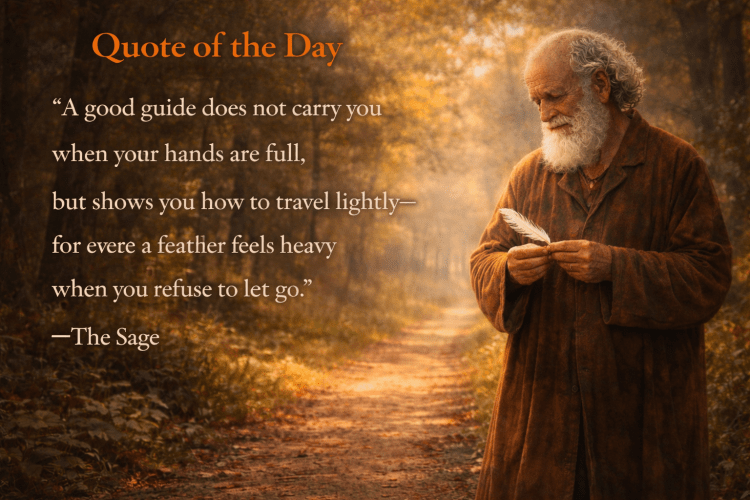 Quote of the Day: The Good Guide – The Sage Page